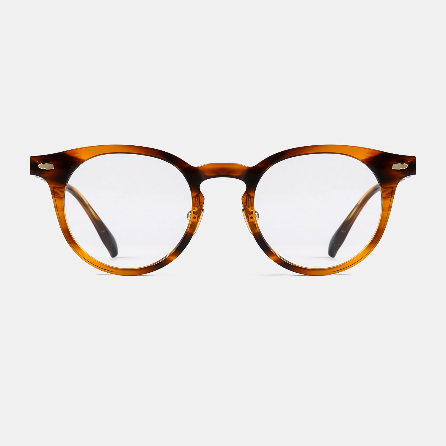 Tortoiseshell Round Glasses | Unisex Prescription & Blue Light Blocking ...